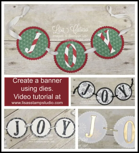 Joy Banner - Lisa's Stamp Studio