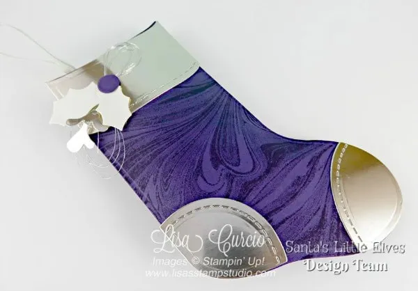 Stocking Gift Card Holder Tutorial - Lisa's Stamp Studio