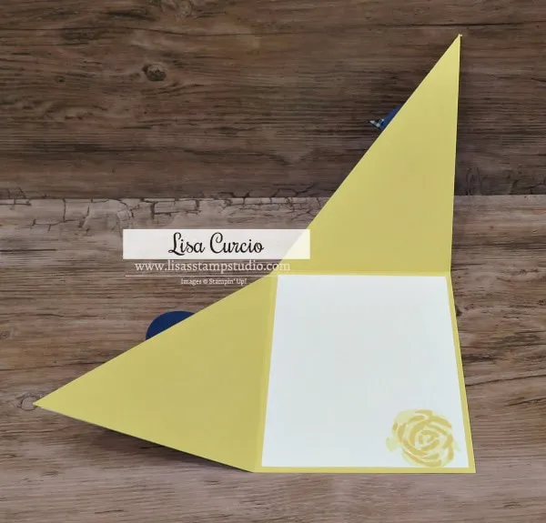 Triangle Fold Intersecting Card - Lisa's Stamp Studio