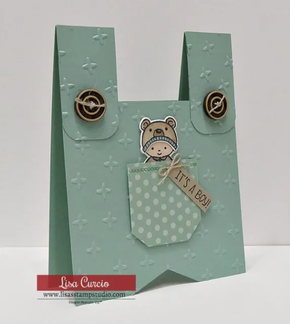 How to Make a Fun Fold Baby Card - Lisa's Stamp Studio