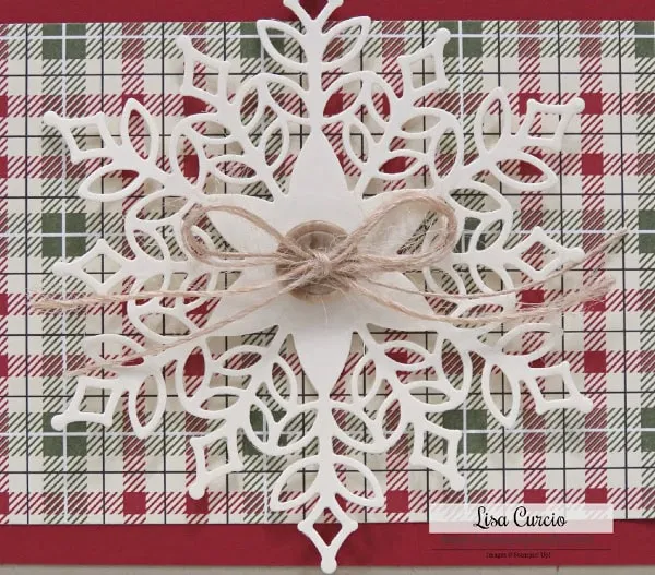 How to Make a Die Cut Snowflake Card - Lisa's Stamp Studio