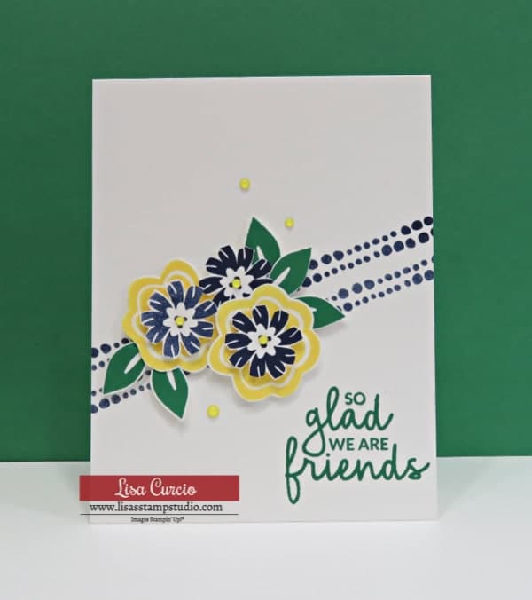 Bold Floral Card - Lisa's Stamp Studio