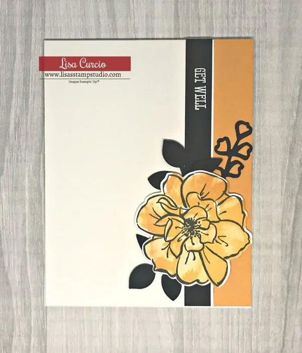 Beautiful Get Well Card You Can Make in 10 Minutes - Lisa's Stamp Studio