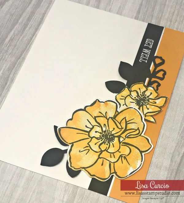 Beautiful Get Well Card You Can Make in 10 Minutes - Lisa's Stamp Studio