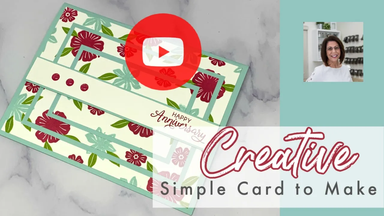 A Creative Simple Card You Can Easily Duplicate - Lisa's Stamp Studio