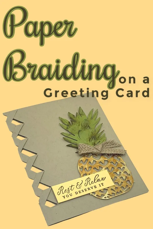 How to Braid Paper on a Greeting Card | You've Got to See This!
