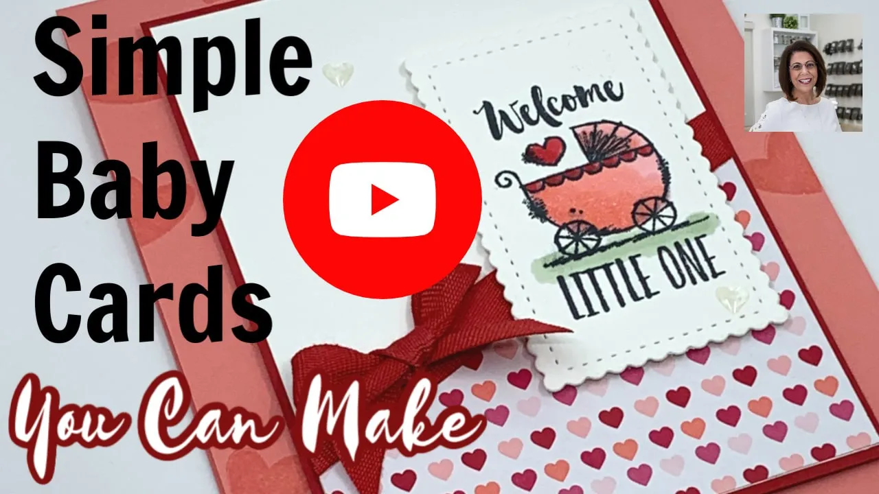 Simple Baby Cards You Can Make Fast - Lisa's Stamp Studio