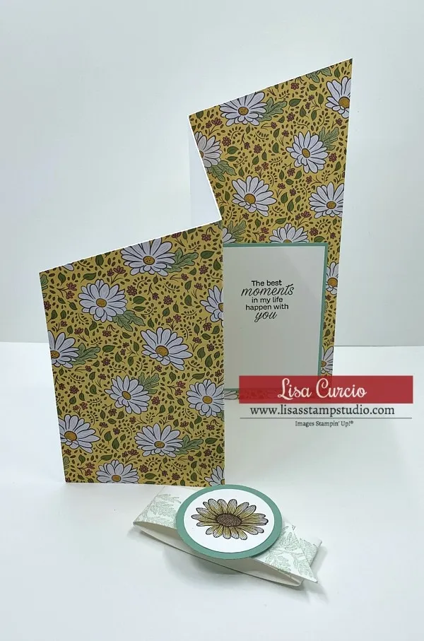 Make a Creative Greeting Card with a Unique Slant - Lisa's Stamp Studio