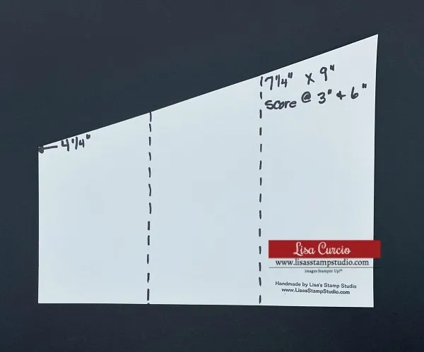 Make a Creative Greeting Card with a Unique Slant - Lisa's Stamp Studio