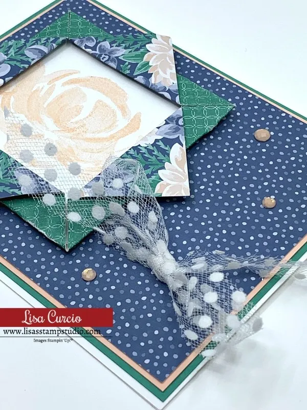 Folded Frames Fun Fold Card to Flip Over | Card Making Tutorial