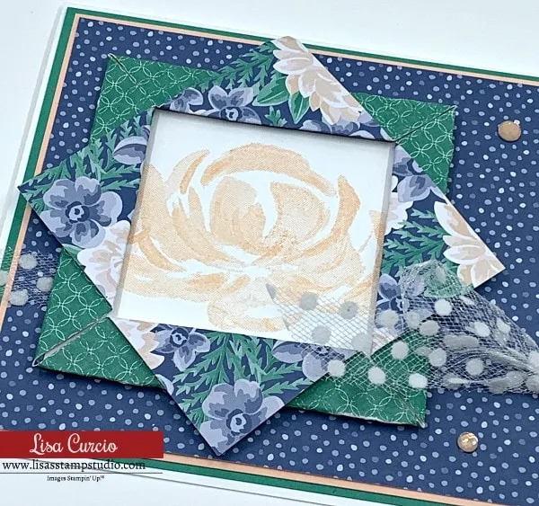 Folded Frames Fun Fold Card to Flip Over | Card Making Tutorial