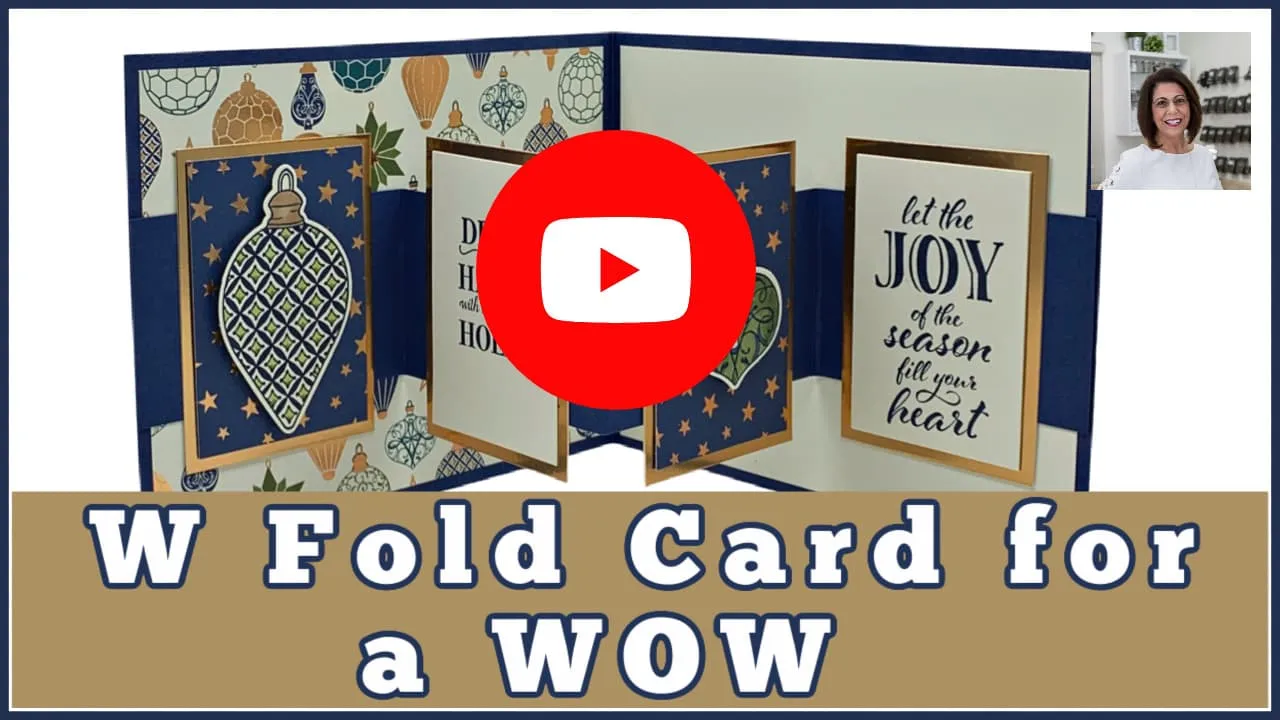 A W Fold Card You Can Make That Will Get a WOW! | Fun Fold Cards