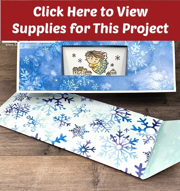 How to Make a Slim Line Window Card | Lisa's Stamp Studio