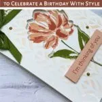 A Tri-Fold Window Card to Celebrate a Birthday With Style