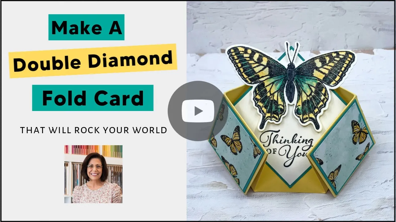 A Double Diamond Fold Card Tutorial That Will Rock The World