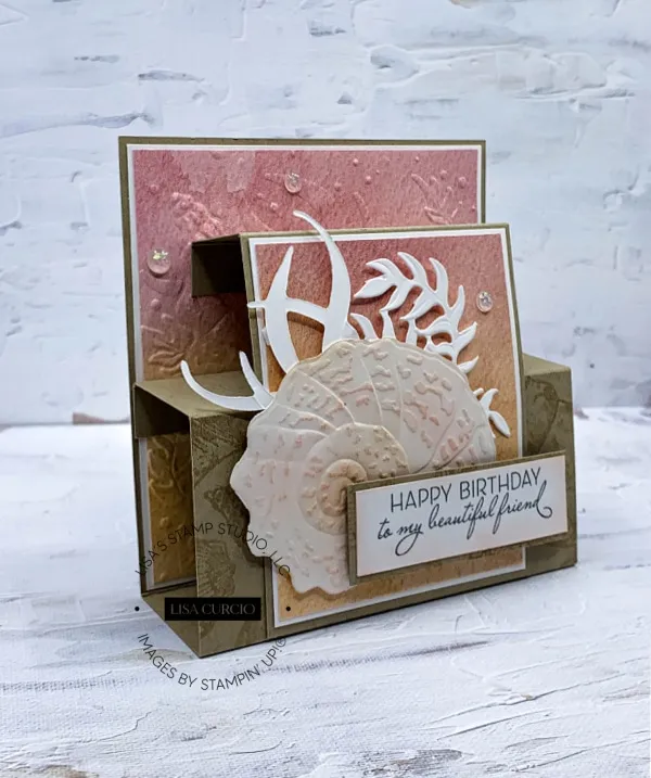 Step Panel Card for a Fabulous Happy Birthday Surprise