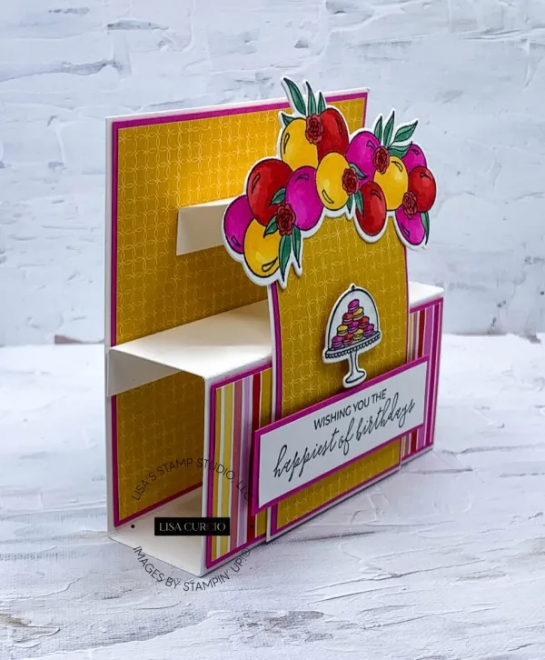 Step Panel Card for a Fabulous Happy Birthday Surprise