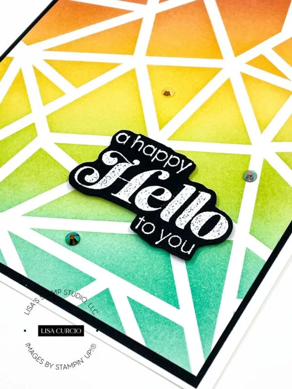 5 Stepped Up Stenciling Card Making Techniques - Lisa's Stamp Studio