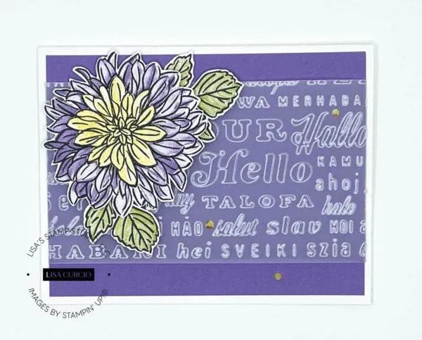 5 Card Making Ideas Using Vellum - Lisa's Stamp Studio