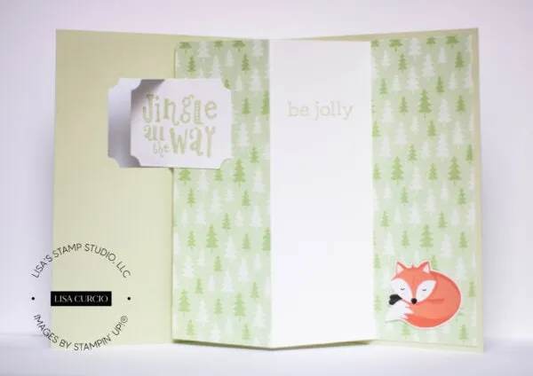 DIY Handmade Pop Out Swing Card Tutorial - Lisa's Stamp Studio