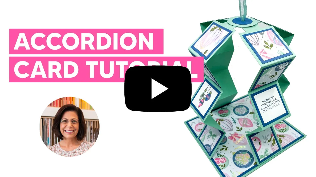 How to Make a Fun & Easy Pull Up Accordion Card - Lisa's Stamp Studio