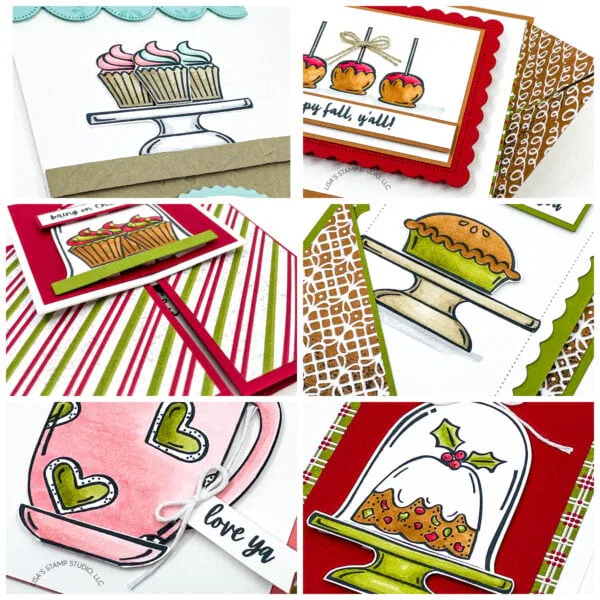 New Handmade Christmas Card with Buckle Fold - Lisa's Stamp Studio