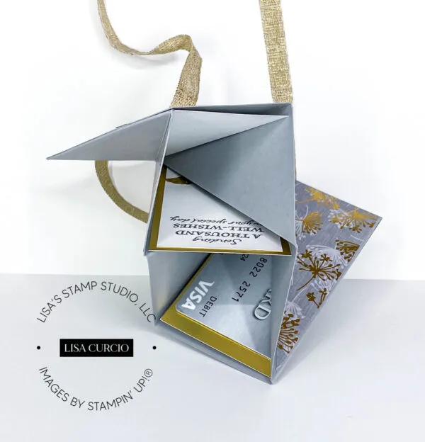 Make This Fun Fold Hexagon Pocket Card With a Twist - Lisa's Stamp Studio