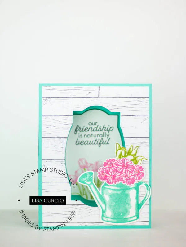 Make this Easy Pivot Easel Card for Spring - Lisa's Stamp Studio
