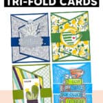 Learn the Easy Way to Create Angled Tri-Fold Cards - Lisa's Stamp Studio
