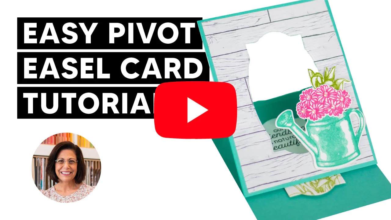 Make this Easy Pivot Easel Card for Spring - Lisa's Stamp Studio