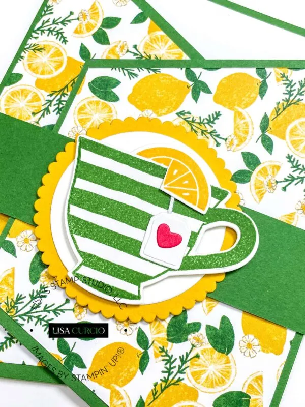 Learn the Easy Way to Create Angled Tri-Fold Cards - Lisa's Stamp Studio