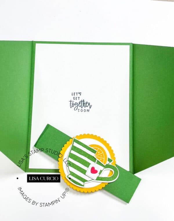 Learn the Easy Way to Create Angled Tri-Fold Cards - Lisa's Stamp Studio