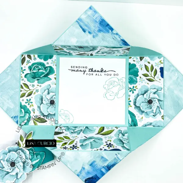 DIY Diagonal Explosion Card with NEW Stampin' Up! Products - Lisa's ...