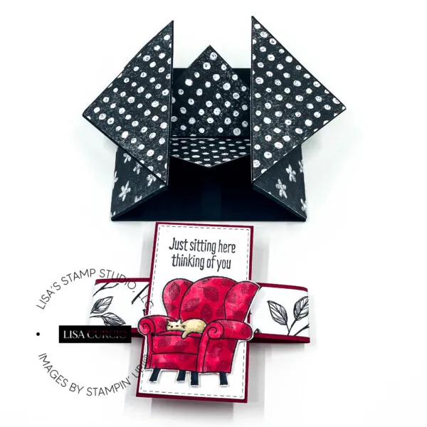 DIY Diagonal Explosion Card with NEW Stampin' Up! Products - Lisa's ...