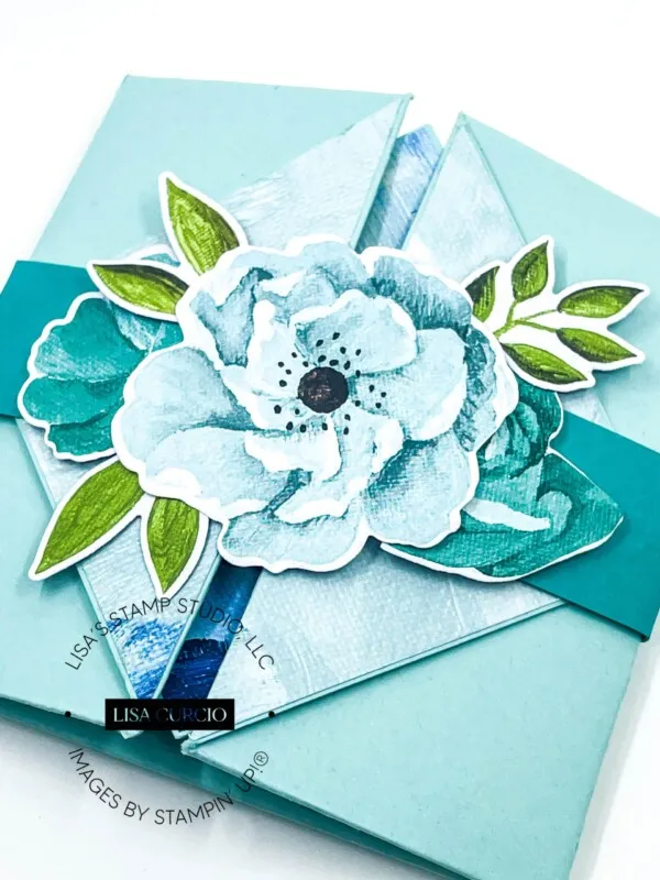 DIY Diagonal Explosion Card with NEW Stampin' Up! Products - Lisa's ...