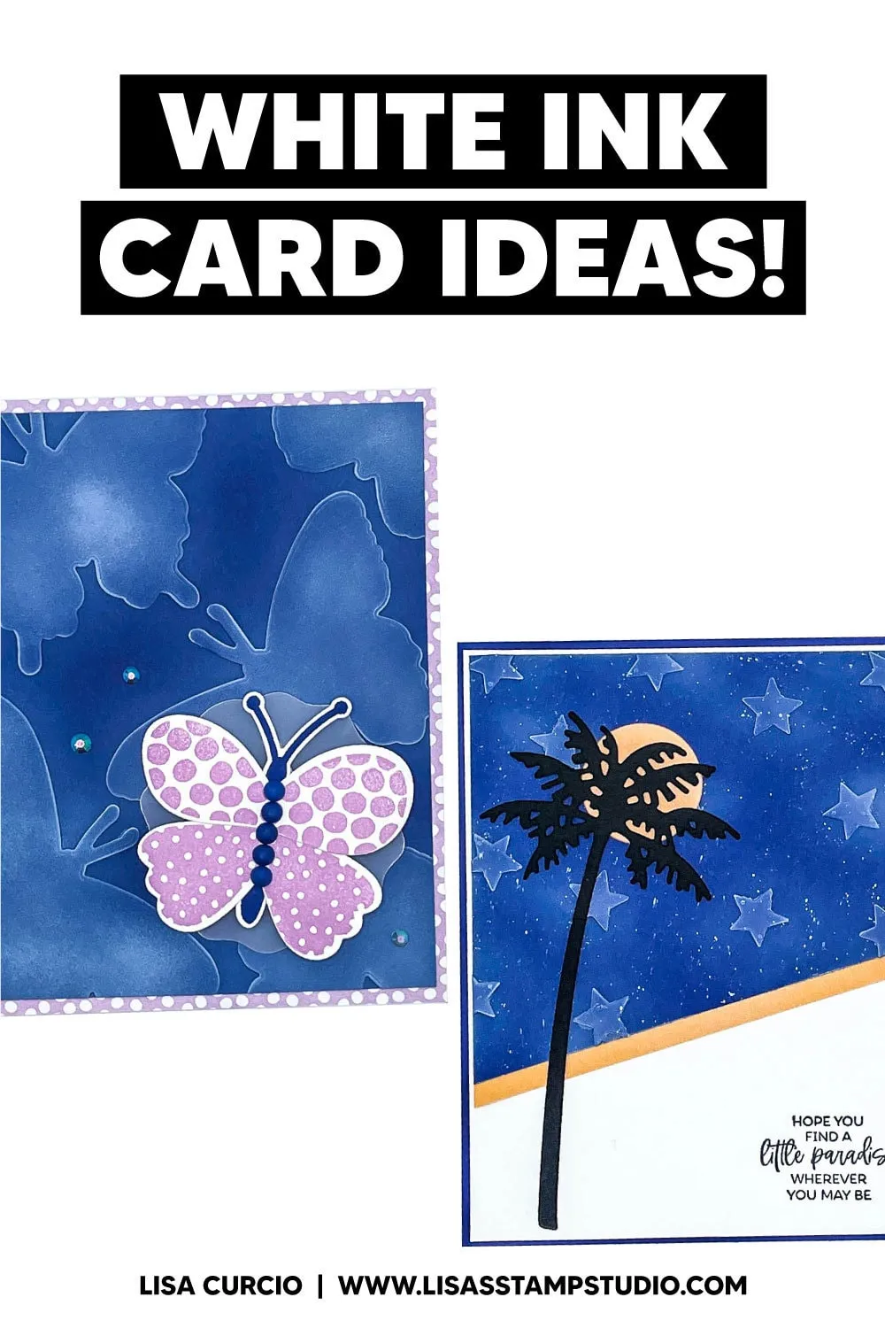 Spruce Up Your Greeting Cards With These 5 White Ink Pad Ideas