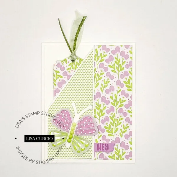 Learn How To Make This Easy Butterfly Bookmark Card w/ Lisa Curcio!