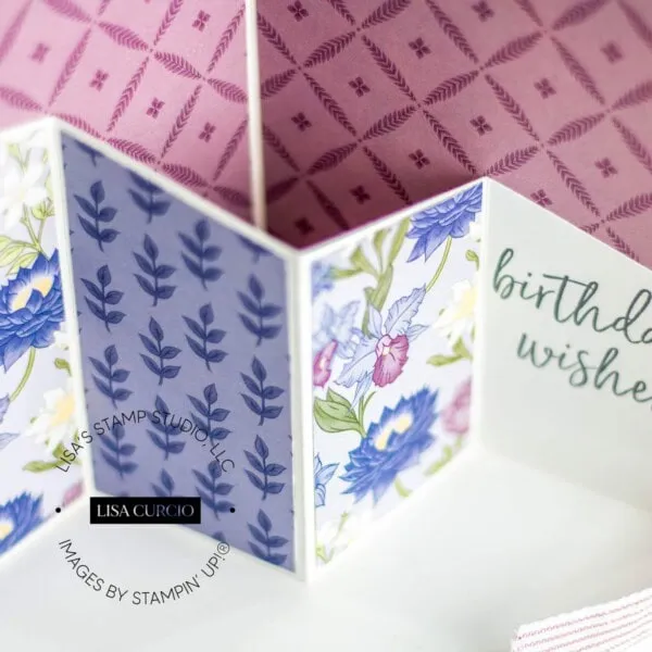 The Best Panel Z Fold Fun Fold Card Ever! - Lisa's Stamp Studio