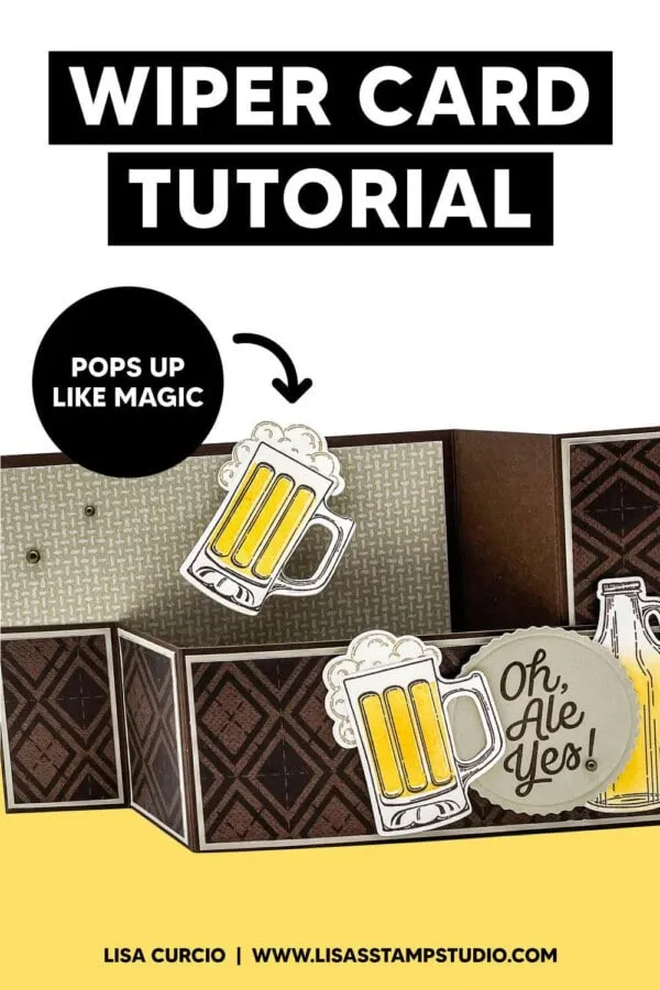 Pop Up Wiper Cards for the Men in Your Life - Lisa's Stamp Studio