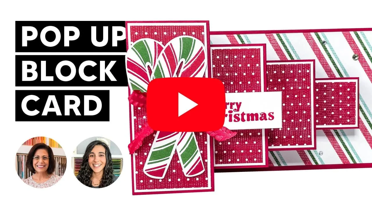 6 Handmade Christmas Card Ideas | Pop Up Z Fold Block Card!