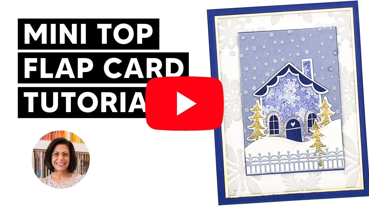 Make This Beautiful Vellum Christmas Card Using Gold Foil Paper