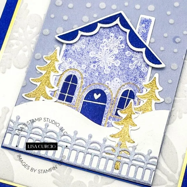 Make This Beautiful Vellum Christmas Card Using Gold Foil Paper