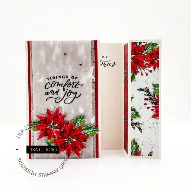 Make a Stunning Christmas Vertical Panel Card Using Designer Paper