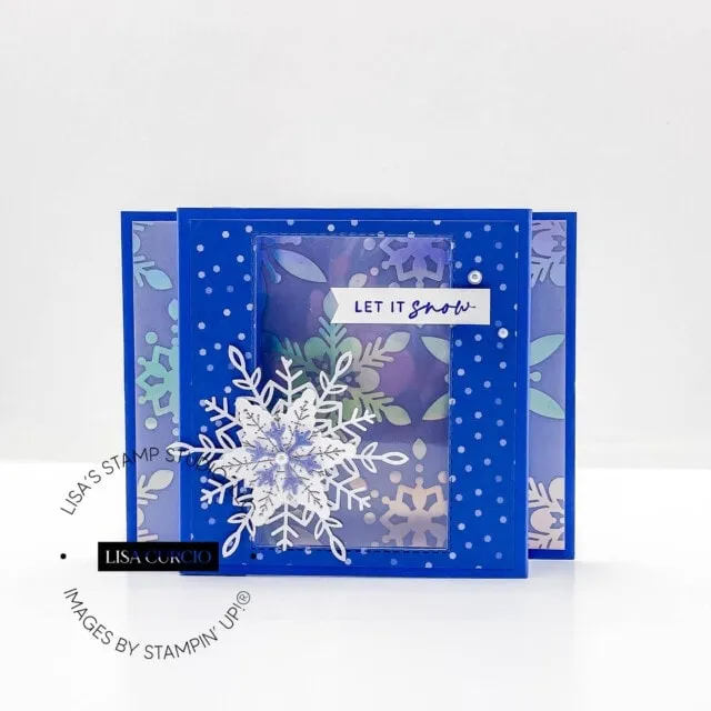 Make this Pop Up Step Window Card for Christmas w/ Lisa Curcio!