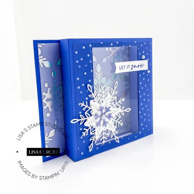 Make this Pop Up Step Window Card for Christmas w/ Lisa Curcio!