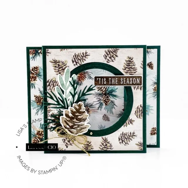 Make this Pop Up Step Window Card for Christmas w/ Lisa Curcio!