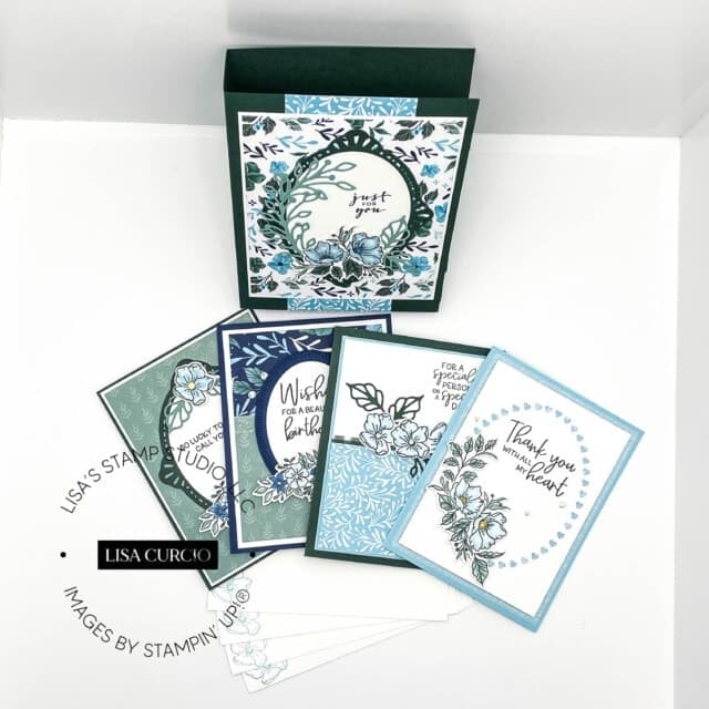 Handmade Gift Ideas | Greeting Card Gift Box with Watercolor Techniques