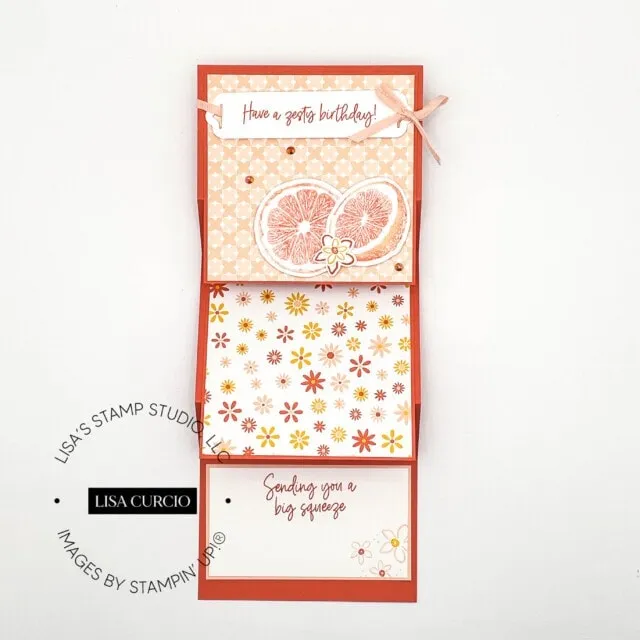 Have Fun Making a Tri-Fold Accordion Card With These Easy Steps - Lisa's Stamp Studio