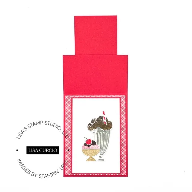 Double Flap Fun Fold Card for Anniversary or as a Thank You!