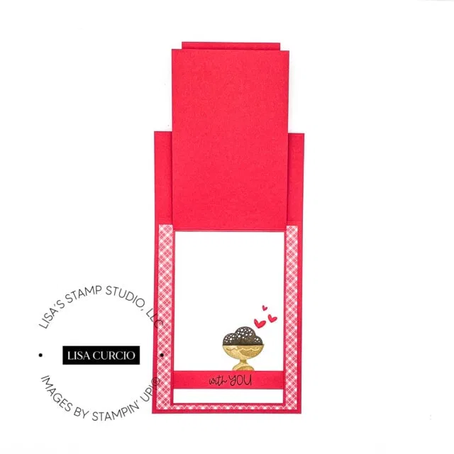 Double Flap Fun Fold Card for Anniversary or as a Thank You!